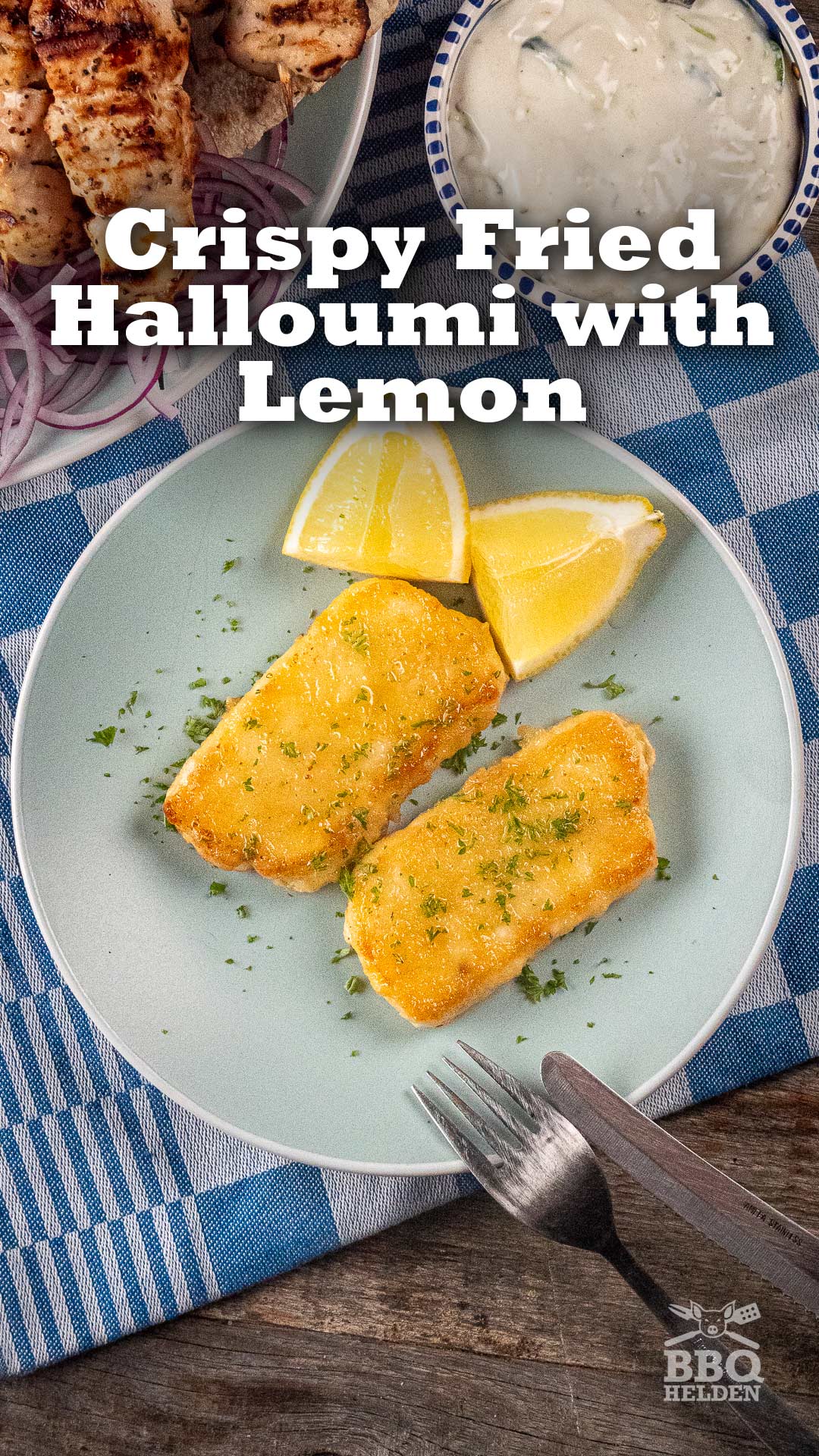 Fried Halloumi with Lemon – BBQ-Heroes